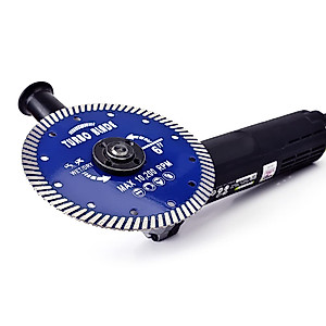 6" Diamond Turbo Blade Granite Blade for Granite Marble Porcelain Tile Wet/Dry Cutting