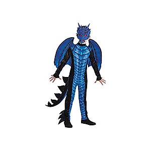 amscan Beastly Blue Dragon Costume - Boys Large 12-14, 1 Pc