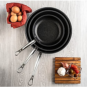 Hestan - ProBond Collection - TITUM 100% Triple Bonded Nonstick Stainless Steel Frying Pan, Induction Cooktop Compatible, Made without PFOAs (11-Inch)