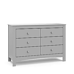 Graco Noah 6 Dresser, 6 Drawer, Pebble Gray