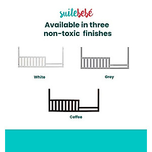 Suite Bebe Hayes Toddler Guard Rail, White