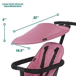 Dream On Me Coast Rider Stroller Canopy for Dream On Me Coast Rider Stroller, Pink