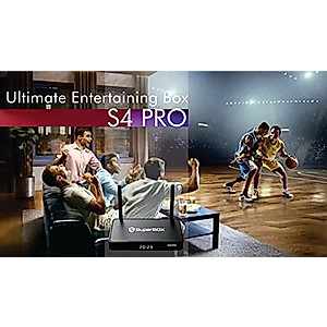 S4 Pro Android Tv Box 2023 Powered by Hdmi Gold Plate Green OLED 4K, Extra Backlite Keyboard (Free Expedite Shipping)