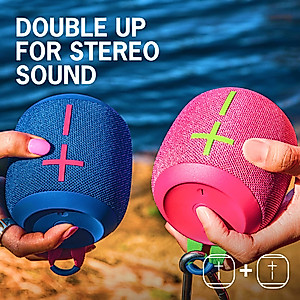 Ultimate Ears WONDERBOOM 3 Waterproof/Dustproof Mini Speaker - Performance Blue (Renewed)