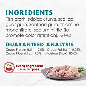 Purina Fancy Feast Wet Cat Food Complement, Appetizers Light Meat Tuna With a Scallop Topper - (10) 1.1 Oz. Trays