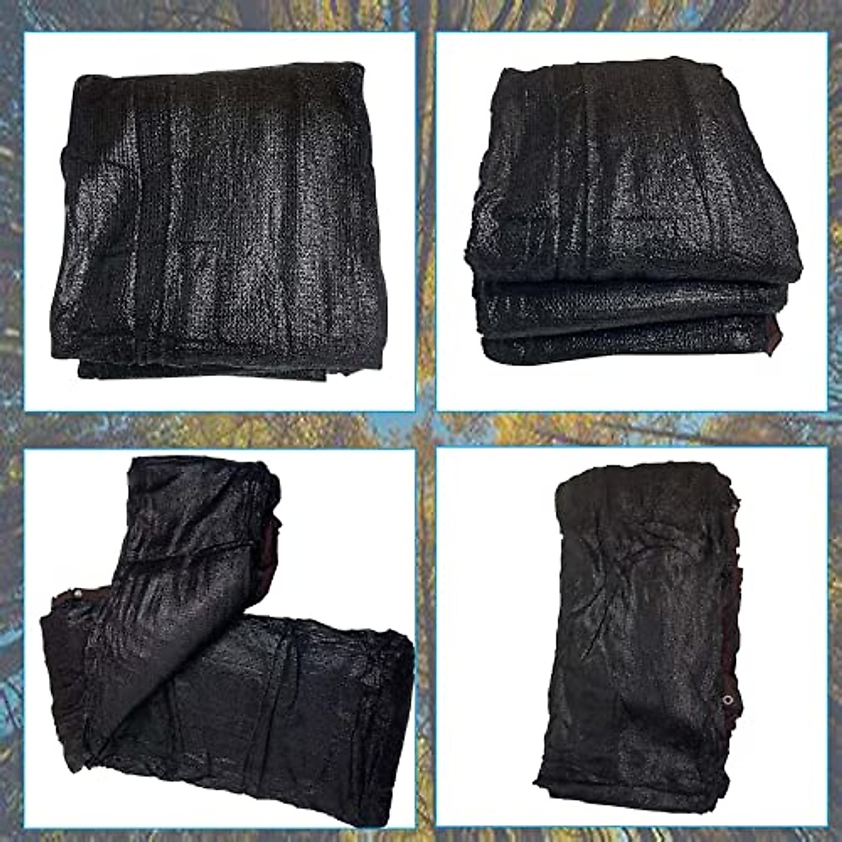 Pool Leaf Net Cover for Inground and Above Ground Rectangle Pools Leaf Net Cover Finer Mesh Easy to Store Pool Screen Cover Pond Net to Cover Pool with Pool Cover Cable Wire Ratchet Winch