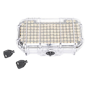 Case Club x130 .38 Special or .357 Magnum Long Term Storage Case with Silica Gel Dessicant, Lockable