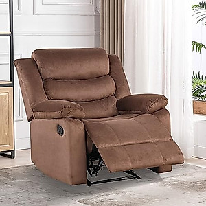 Phoenix Home Manual Chair Recliner, Light Brown