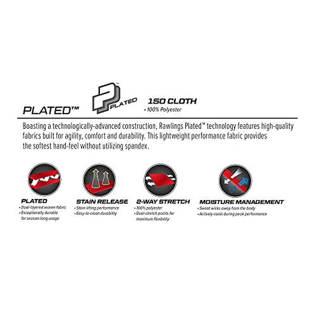 Rawlings Boys Pocket Baseball-pants, Grey, Large US, YP150K