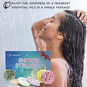 Shower Steamers Gift Set of 6 for Women Men