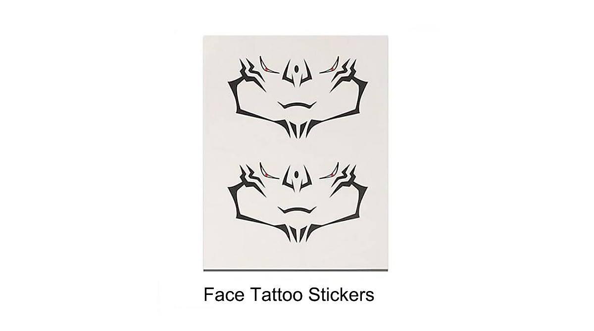 Ryomen Sukuna Tattoo Stickers for Cosplay & Anime Fans | Waterproof ...