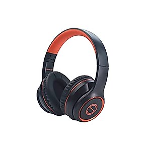 EGNARO HS7 Wireless Headphones, Bluetooth 5.0, Microphone, Color Black