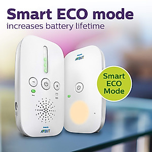 Philips AVENT Audio Baby Monitor DECT, White, SCD502/10