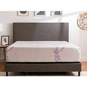 Tulo by Mattress Firm | 12 INCH Memory Foam Lavender Mattress | Pain-REDUCING Pressure Relief | King Size