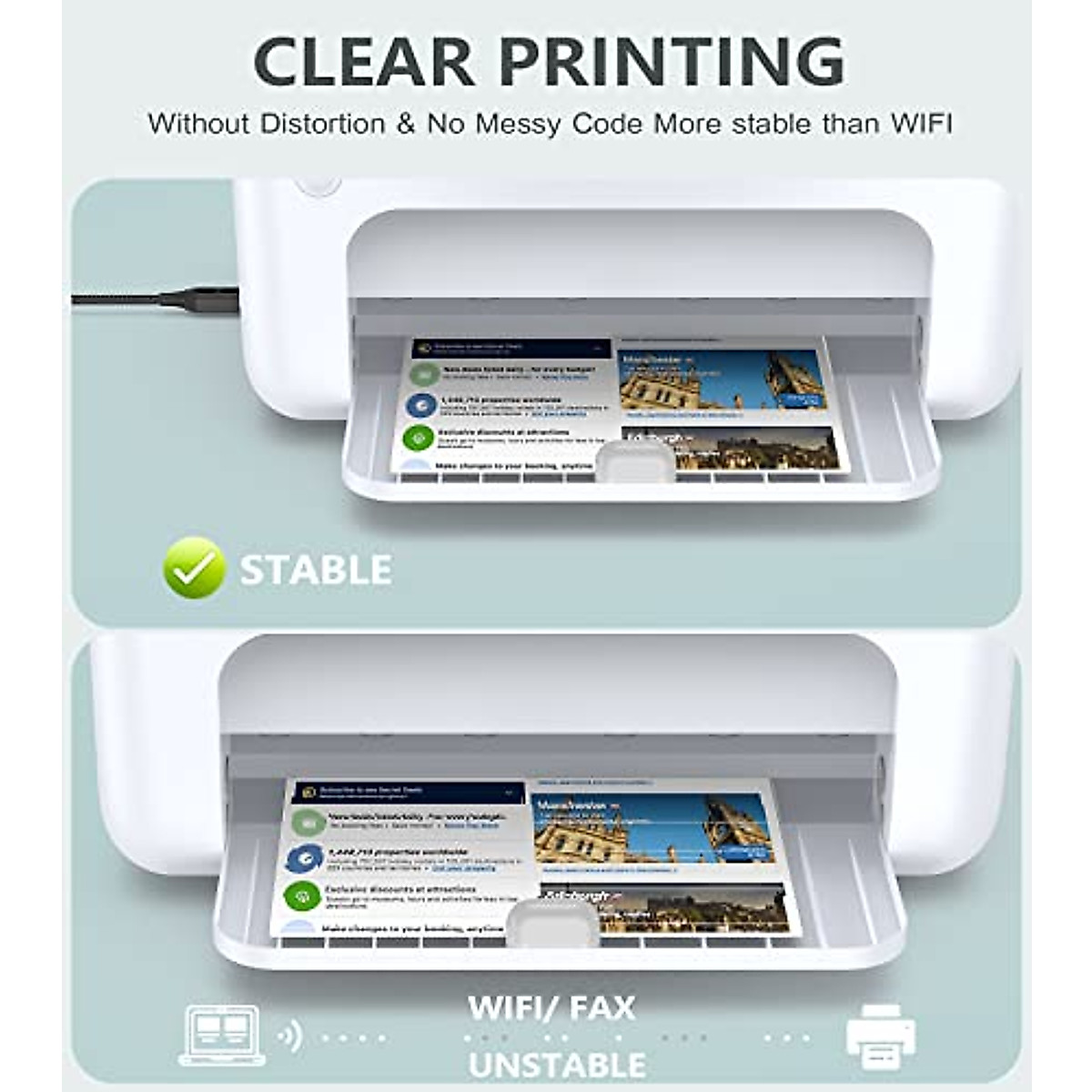 2-in-1 USB-A/C to USB-B Printer Cable 6.6FT, USB C MIDI Cable Nylon Braid High-Speed Printer Cord for MacBook Pro/Air,Digital Piano MIDI Controller,HP Canon Dell Epson Brother Samsung-Black