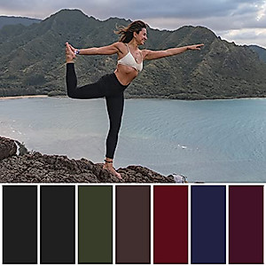 TNNZEET 7 Pack High Waisted Leggings for Women - Buttery Soft Workout Running Yoga Pants