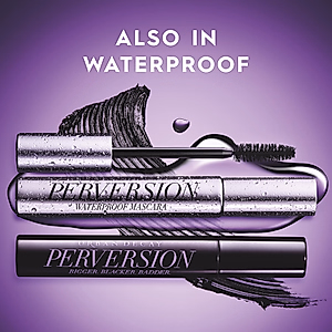 Urban Decay Perversion Volumizing Mascara, Black Lengthening Mascara, Buildable Lash Volume & Length, Longwear, Non-waterproof, Clump-free Lash Lift, Cruelty-free, Paraben-free, 0.4 fl oz