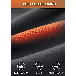 Heathyoga Fleece Lined Leggings Women Thermal Leggings for Women with Pockets Warm Leggings for Winter Yoga Pants Gray