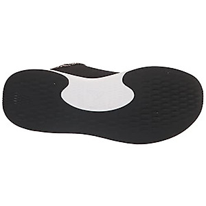 adidas Women's Cloudfoam Pure Sneaker, Black/Black/Pulse Lime, 8.5