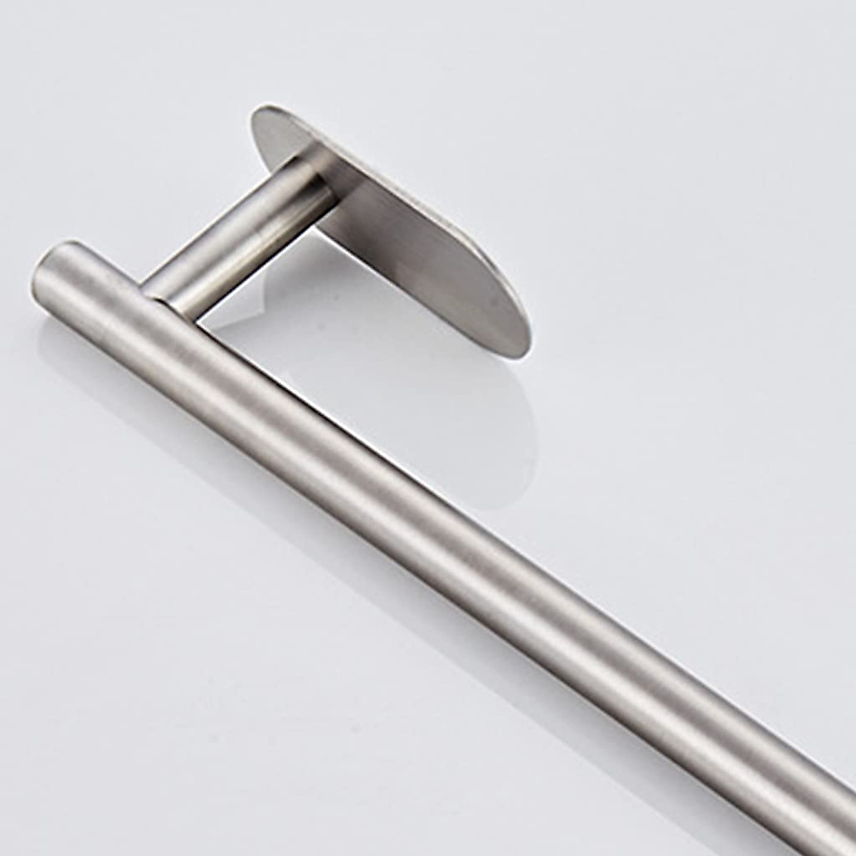 Wall Hanging Towel Bar Stainless Steel Hand Towel Rod Kitchen Dish Cloths Hanger No Drill Bathroom Accessories Towel Shelf For Bathroom Wall Mounted No Drill Rack Storage Toilet Silver Freestanding