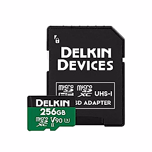 Delkin Devices 256GB Power microSDXC UHS-II (V90) Memory Card