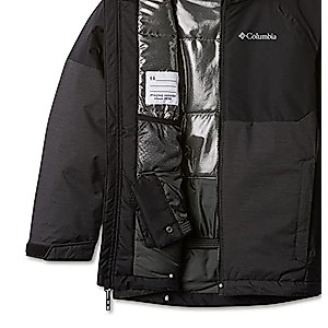 Columbia Boys Alpine Action Ii Jacket, Black Heather, Black, Medium
