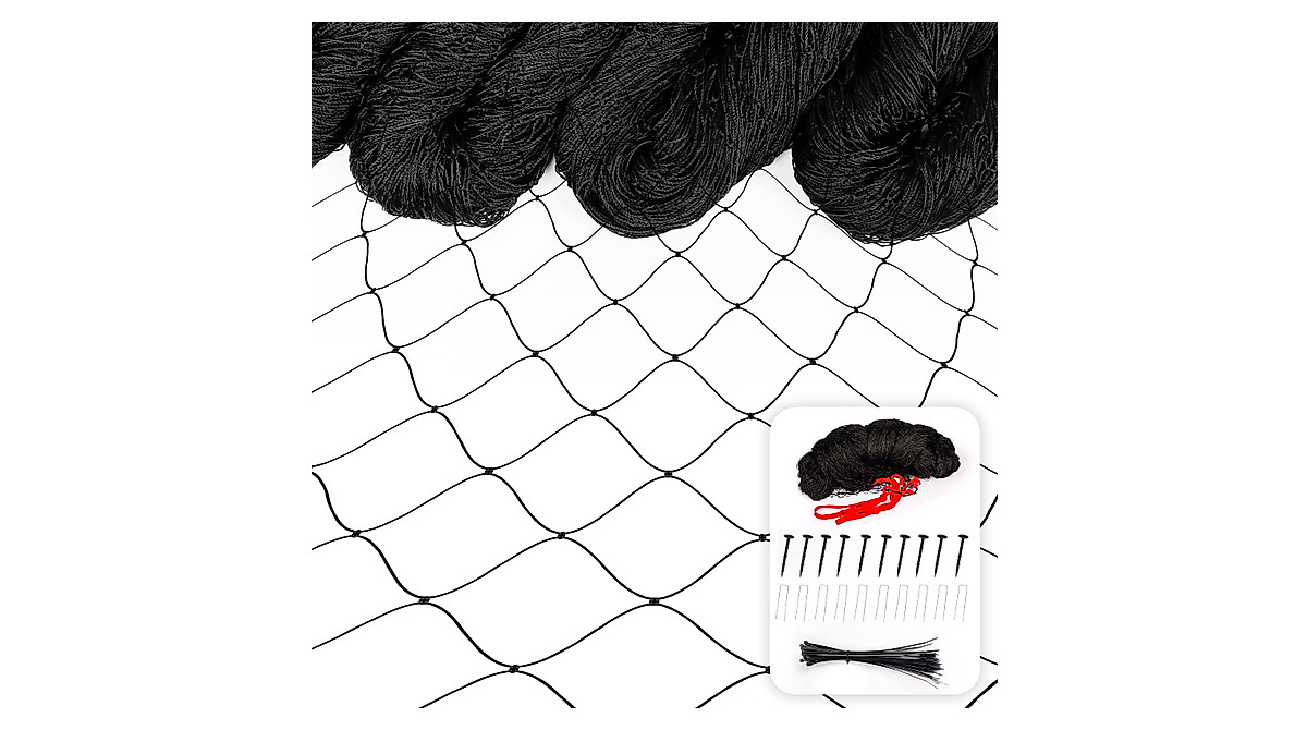 Bird Netting for Chicken Coop - 50x50ft Poultry Netting Over Chicken ...