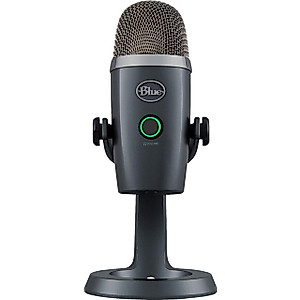 Newest Blue Yeti Nano Premium USB Microphone for Gaming, Streaming,Podcasting, PC & Mac with GalliumPi Bundles