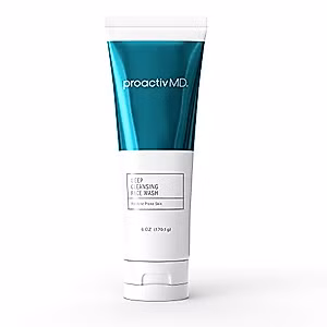ProactivMD Exfoliating Face Wash - Gentle and Hydrating Facial Cleanser and Acne Treatment for Sensitive Skin, 6 Oz