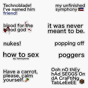 DSMP Quotes !! Bumper Sticker Vinyl Decal 5 inches