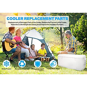 Cooler Replacement Parts Kit, Ice Chest Plastic Hinges, Latch Posts, Threaded, and Triple-Snap Drain Plug. Compatible With Igloo Cooler. Best Option for Repairing and Replacing Multiple Cooler Parts.