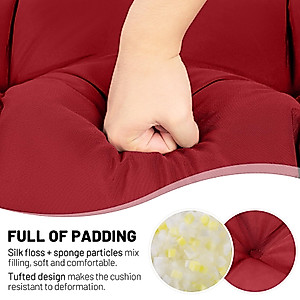 BayHomes Bench Cushion for Outdoor Indoor Furniture,Waterproof Window seat Cushions Indoor with Non-Slip Bottom,Tufted Design Patio Bench Cushion,Piano Bench Cushion