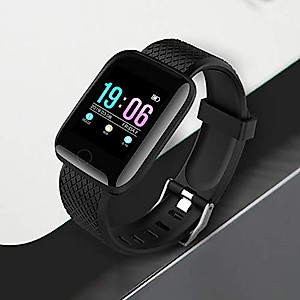 116 Plus Smart Watch 1.3 Inch Tft Color Screen Waterproof Sports Smart Watch, Black