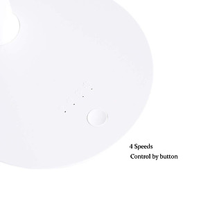 AIYoo USB Desk Fan with 4 Speeds 90° Head Pivot, Fast Air Circulating USB Fan for Better Cooling Quiet Electric Fan/Stroller Fan/Portable Personal Fan for Desktop Office Car Outdoor Travel Camping Fan