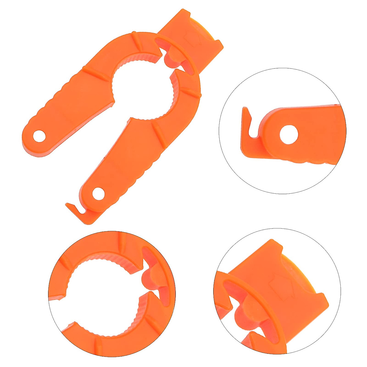 4 PACK Multifunctional Kitchen Can Opener Adjustable Easy Grip Bottle Jar Opener Use for Elderly Weak Hands and Arthritic