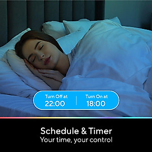 U-tec Smart Light Bulbs, 1100 Lumen, 90+CRI WiFi Mesh & Bluetooth Color Changing A19 Light Bulb, 16 Million DIY Colors RGB Light Bulbs, Work with Alexa, Google Assistant Home App, 2 Pack