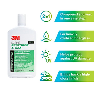 3M Marine Restorer and Wax, 32 oz