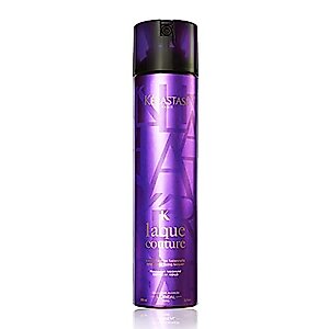 KERASTASE Laque Couture Hair Spray | Medium Hold Styling Spray | Long Lasting, Flexible Hold | Anti-Humidity and Flyaway Control | With Heat Protectant | For All Hair Types | 5 Fl Oz