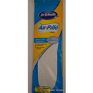 Dr. Scholl's Air Pillow Insole Unisex Shoes,Men (sizes 7-13) and Women (sizes 5-10),one pair
