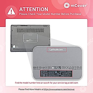 mCover Case Compatible for 2021-2022 15.6" Dell Latitude 15 3510 Series Laptop Computer ONLY (NOT Fitting Other Dell Models) - Purple