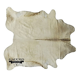Unique Champagne (Light Beige) Cowhide 5 x 7
