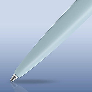 Waterman Allure Ballpoint Pen | Baby Blue Matte Lacquer with Chrome Trim | Medium Point | Blue Ink | With Gift Box