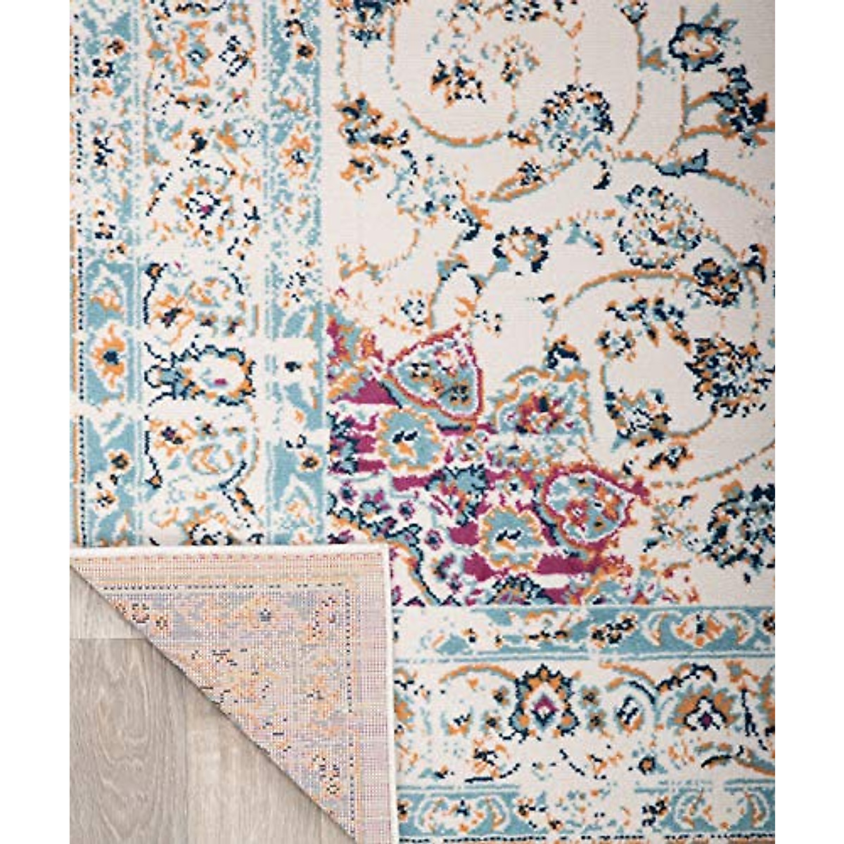 Rugshop Traditional Persian Area Rug 7'10" x 10' Pink