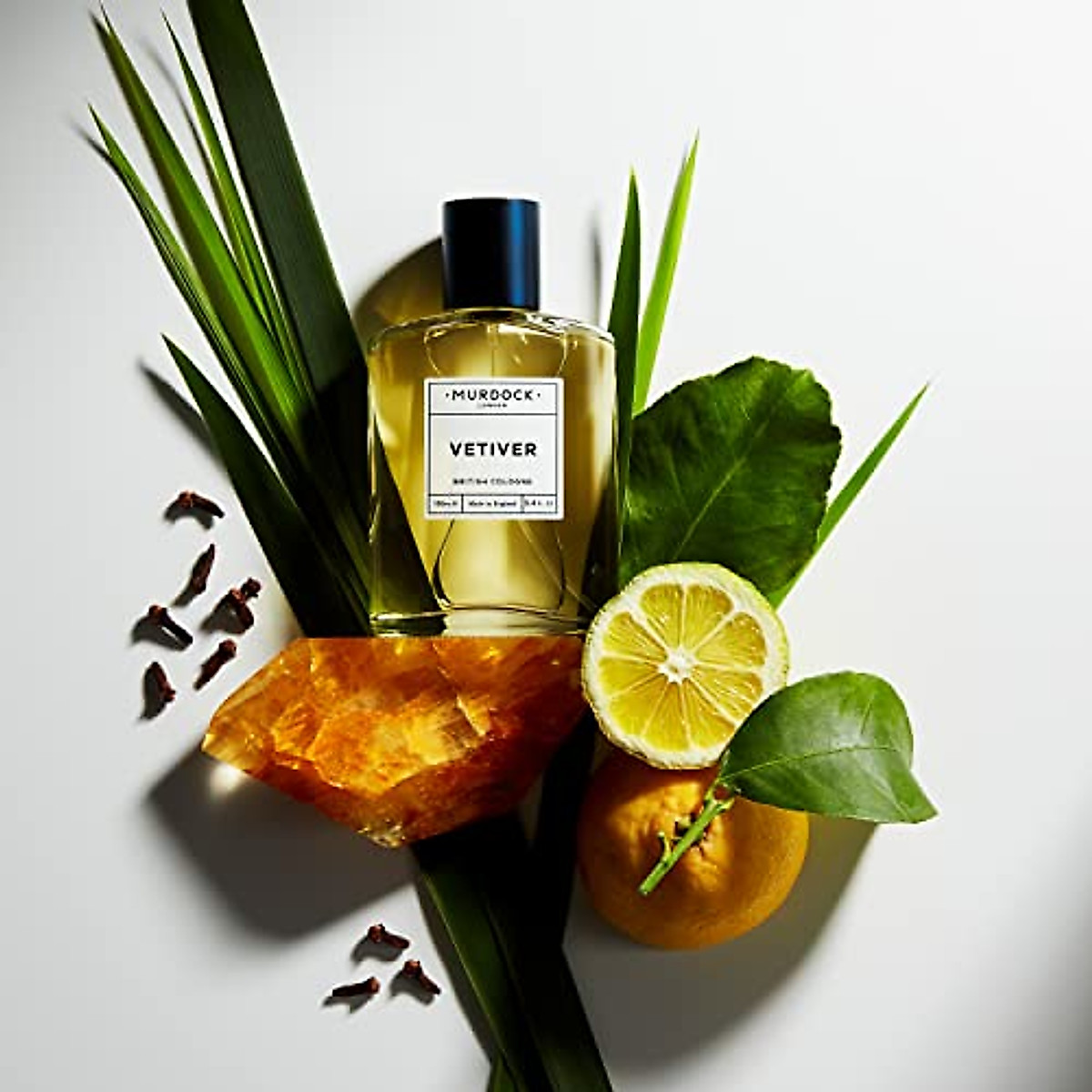 Murdock London Vetiver Cologne | Earthy, Refreshing, Adventurous | Citrus & Lavender with Herbal Finish | 3.4 oz