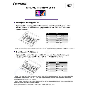 Timetec 32GB KIT(2x16GB) Compatible for Apple DDR4 2666MHz / 2667MHz for Mid 2020 iMac (20,1/20,2) / Mid 2019 iMac (19,1) 27-inch w/Retina 5K, Late 2018 Mac Mini (8,1) PC4-21333 /PC4-21300 MAC RAM