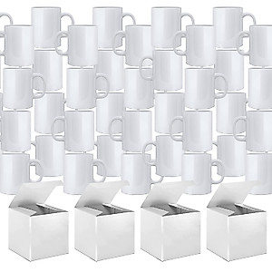 TWISTED ENVY 11 oz Sublimation Blank Ceramic Coffee Mugs Case of 36