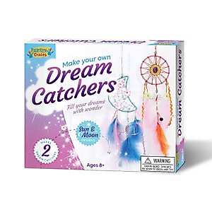 Peachy Keen Crafts Dream Catcher Kit for Kids & Teens - Makes 2 Dreamcatchers - Easy-to-Follow Instructions, Perfect Dreamcatcher Kit for Room Decor, Ages 8-Teen