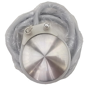 COSPNT Dental Chair Round Foot Pedal 4 Holes Round Foot Switch with Tubing Dental Chair Accessories