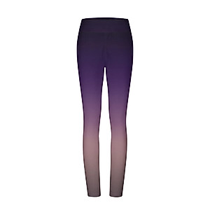 Women's Yoga Workout Leggings Casual Gradient Sport Tights Fashion Running Gym Legging High Waist Pilates Pants Polainas De Trabajo De Las Mujeres Black Winter Friday Deals