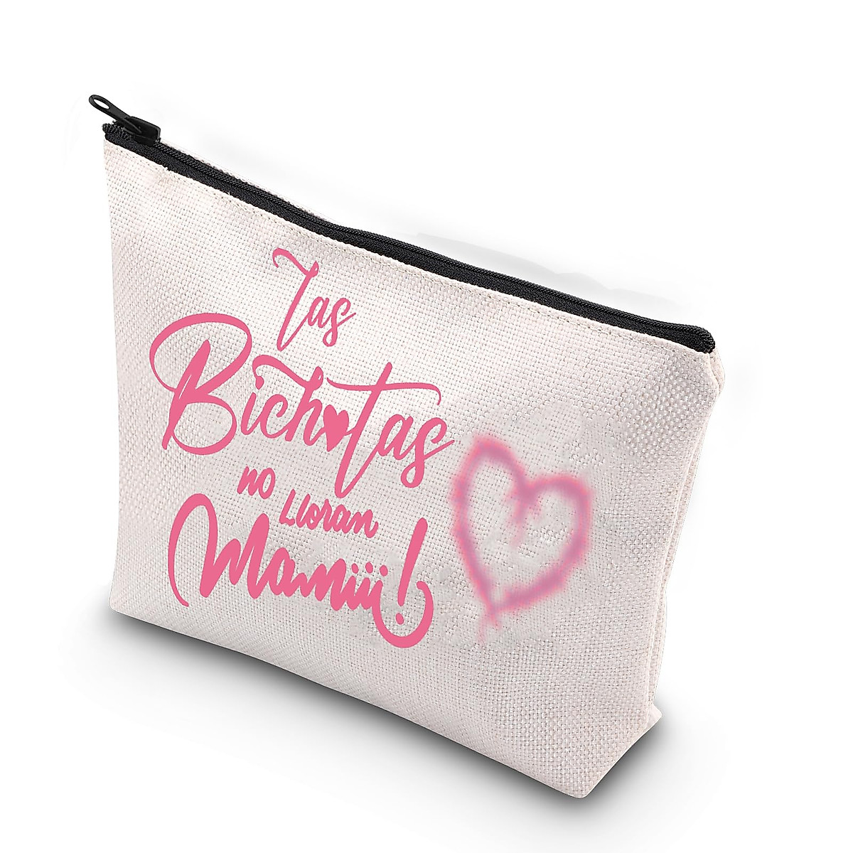 XYANFA Singer Inspired Makeup Bag Fans Gift Las No Lloran Mamiii Music Lover Zipper Pouch